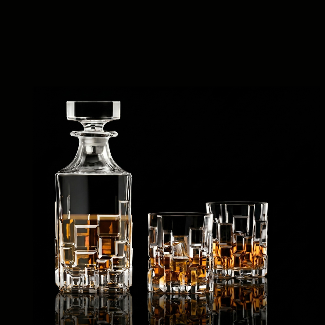 Buy Stylish Decanter Bottle and Glass Set Online - Bar House